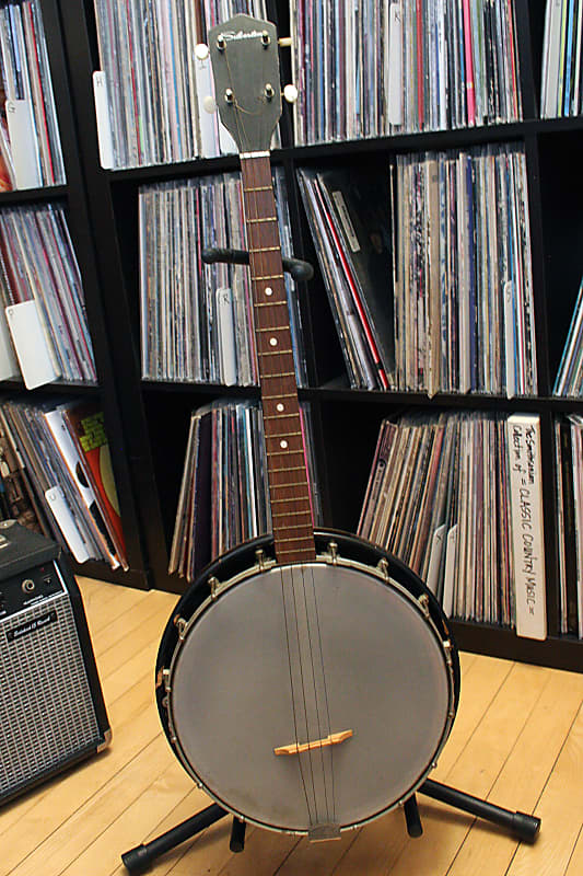 Antique Silvertone 4 String Tenor Banjo 1950s | Reverb