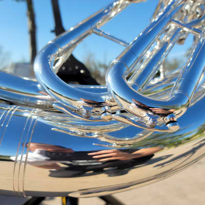 Eastman EPH495 Silver Bb Sousaphone - Professional | Reverb UK