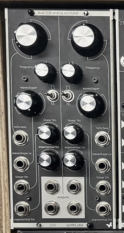 Synthcube 258J Dual Analog VCO Oscillator 5U MU Module Dotcom | Reverb