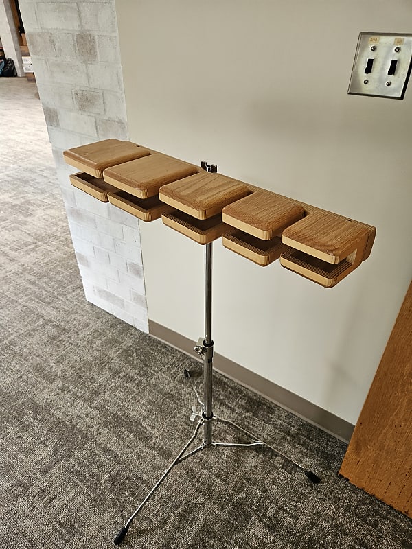 Basic Beat Temple blocks with stand 2010s - Oak | Reverb