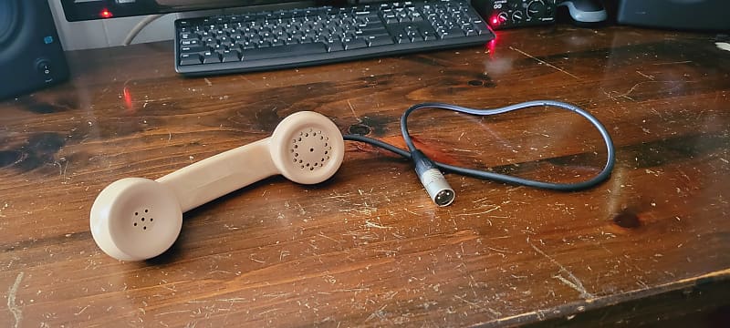Vintage Telephone Microphone, lofi phone handset mic | Reverb