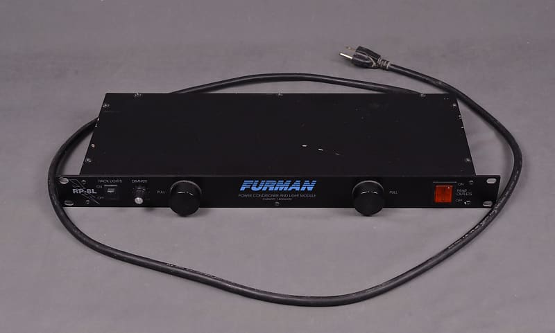 Furman RP-8L Power Conditioner & Light Module ~Black~ 15 Amp | Reverb