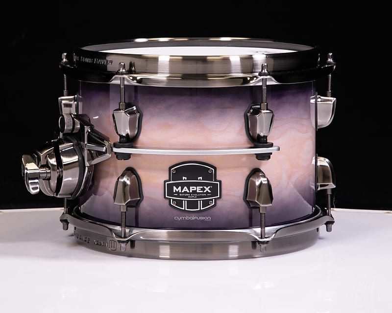 Mapex Saturn Evolution Birch 10x7 Tom - Exotic Violet Burst | Reverb