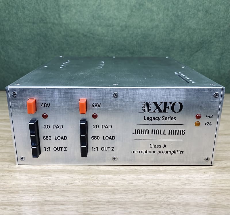 [XFO Audio] two-channel HALL AM16 microphone preamplifier | Reverb