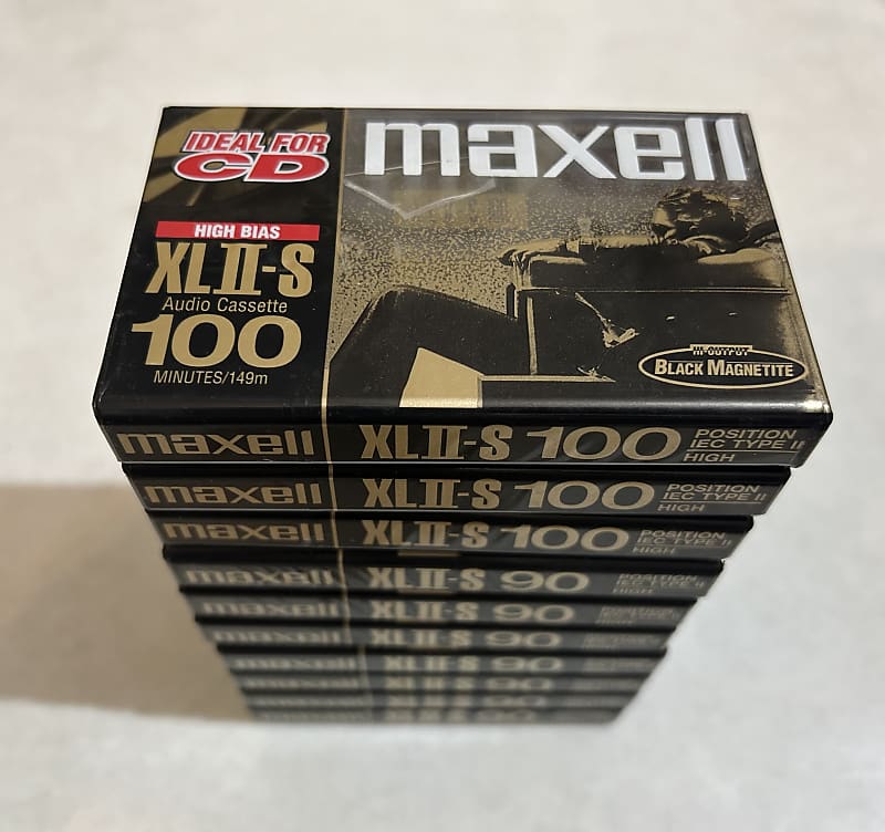 Maxell XLII-S 90 | XLII-S 100 Blank Cassette Tapes - Sealed | Reverb