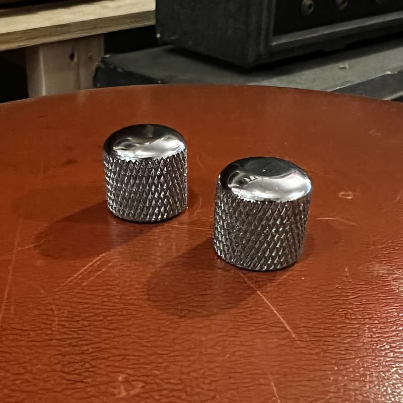 Fender Blackguard Telecaster Knobs 1952 - Nickel | Reverb