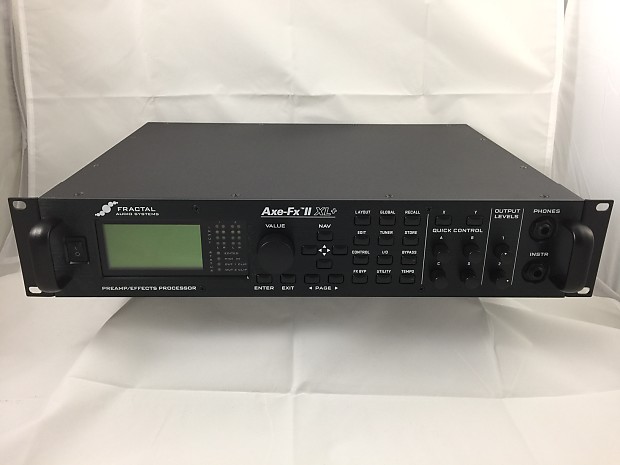 Fractal Audio Axe FX II XL+ Black | Reverb