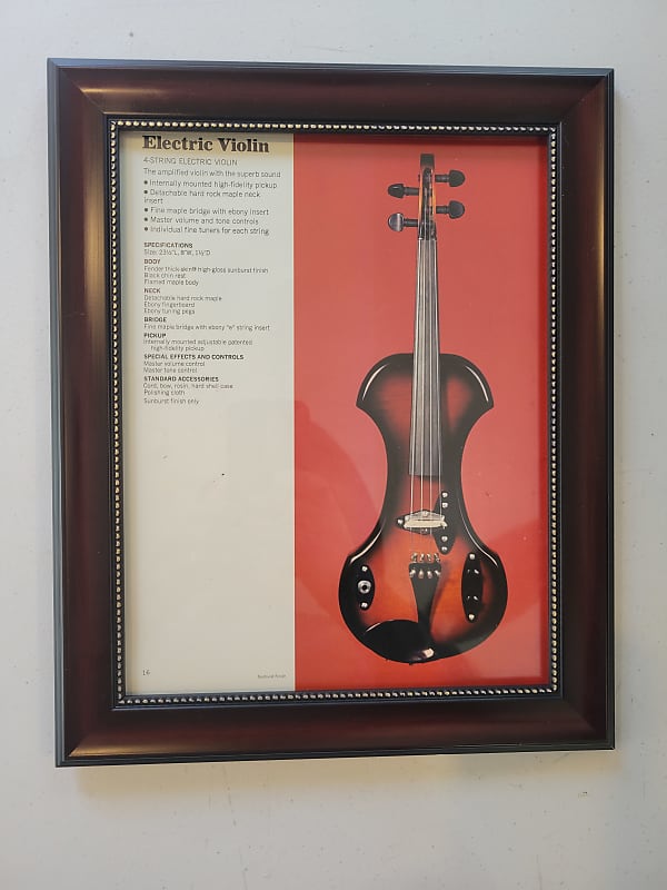 1970's Fender Musicial Instruments Color Promotional Ad | Reverb