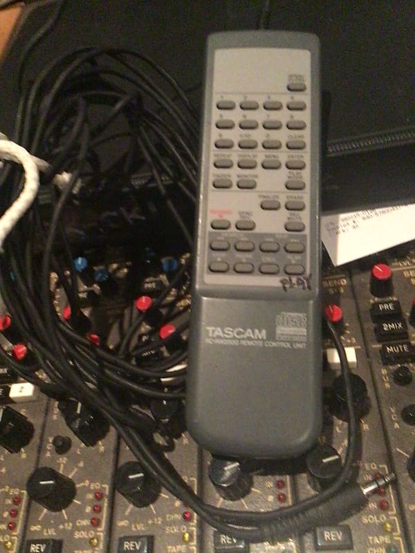 Tascam RC-RW2000 remote control unit - Grey | Reverb