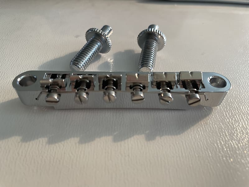 Squier Adjusto-Matic bridge (JMJM) 2022 - Chrome | Reverb