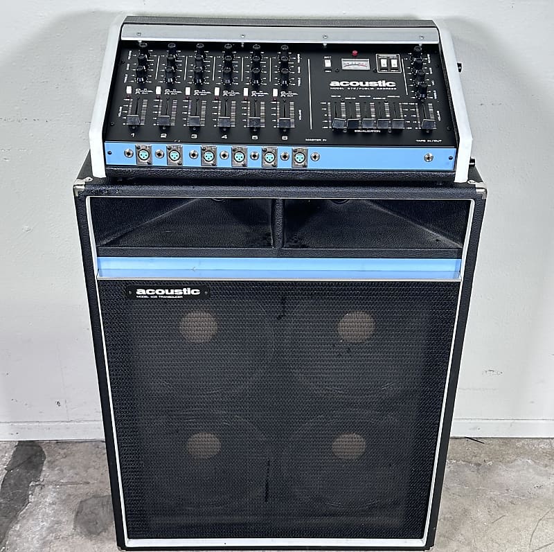 Acoustic Model 405 Transducer with Model 870 Public Address | Reverb