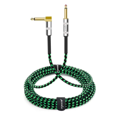 Guitar Cable 6 35mm Instrument Cable Golden Color Premium 6 35mm Mono ...