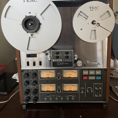 TEAC A-3340s 1976 - Metal & Wood | Reverb