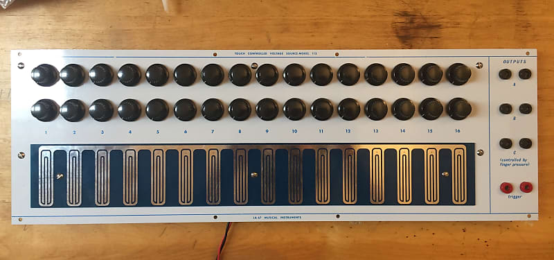 DIY 112b Touch Keyboard - Buchla format 2019 white | Reverb UK