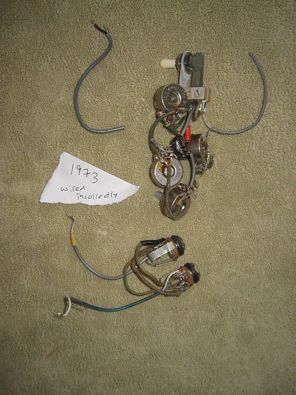 1973 Rickenbacker wiring harness 4001 360 bass guitar 1974 | Reverb UK