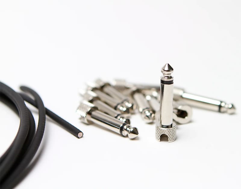 3 Monkeys Solderless Patch Cable Pedalboard Kit - 10 Plugs + | Reverb