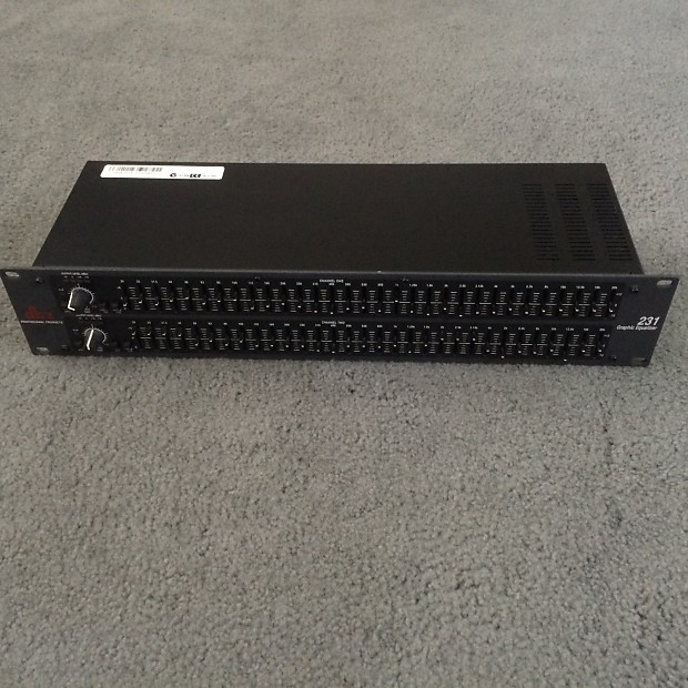 DBX Graphic 231 ‏Dual 31 Band Graphic Equalizer | Reverb