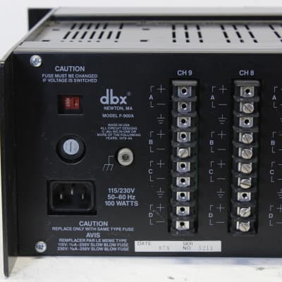 dbx 900 Series Rack with 905 Equalizer | Reverb