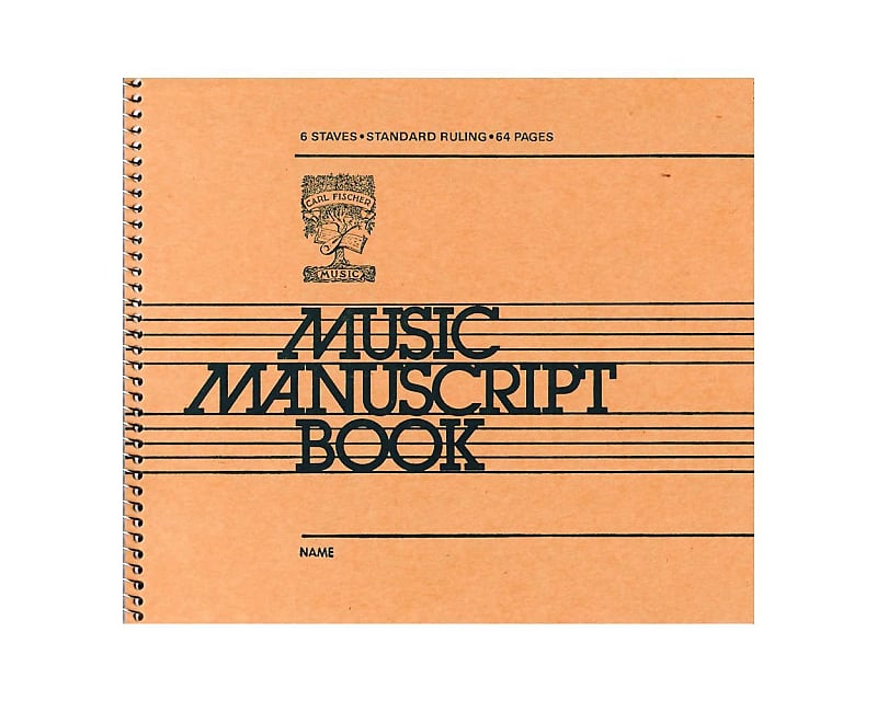 Music Manuscript Book | Reverb