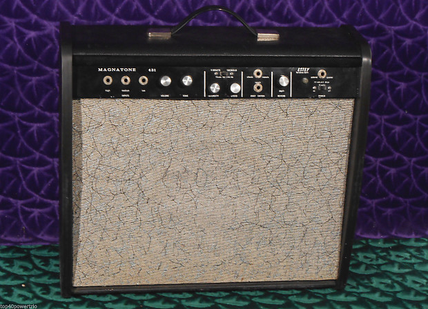 Magnatone 431 1965 Black | Reverb UK