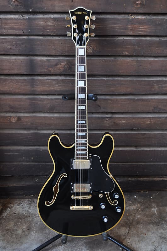 Very rare Corina HCC-1800 BK 335 Made In Korea 70s | Reverb