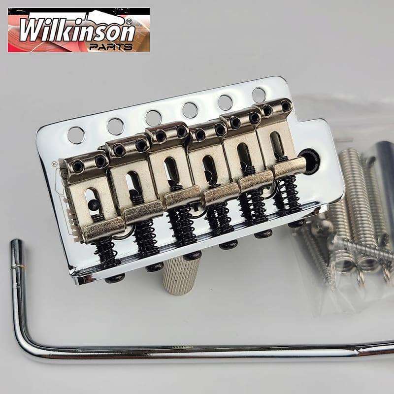 Wilkinson Vintage Tremolo Bridge 6 points WOV01 Chrome | Reverb