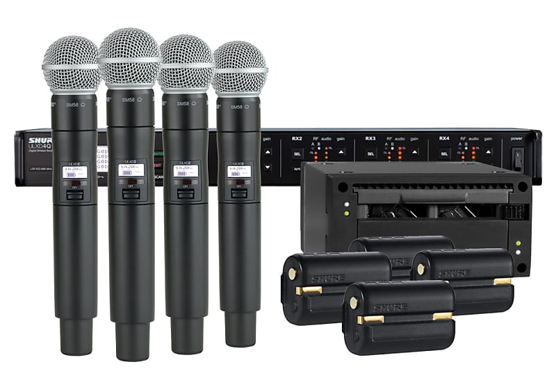 Mint Shure ULXD24Q/SM58- ULXD Quad-Channel Handheld Wireless | Reverb