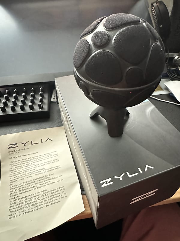 ZYLIA Zm-1 Ambisonic mic 2020 | Reverb