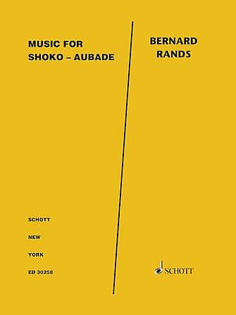 Music For Shoko Aubade Score And Parts For English Horn And | Reverb