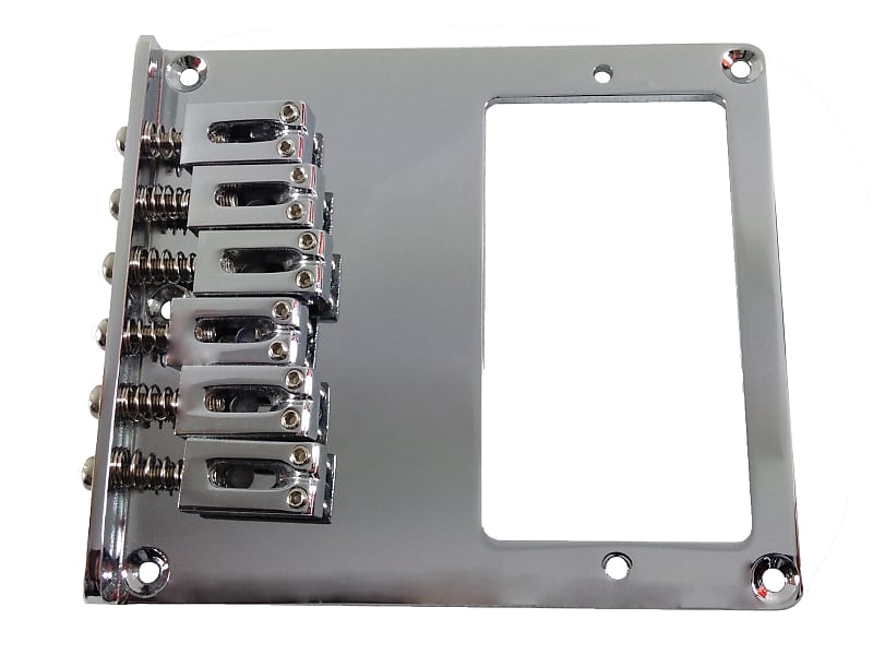 Telecaster humbucker bridges (chrome and black) - Chrome | Reverb