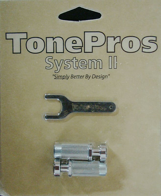 VM1-C TonePros Metric Locking Studs Vintage "Steel" Chrome | Reverb