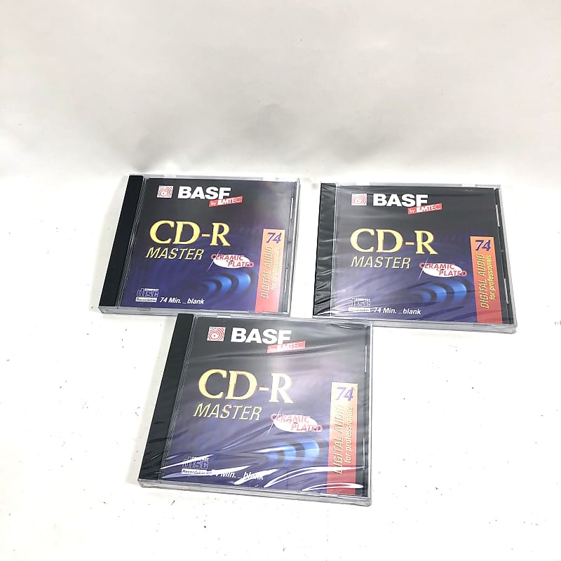 BASF CD-R Master 3 Pack Bundle | Reverb