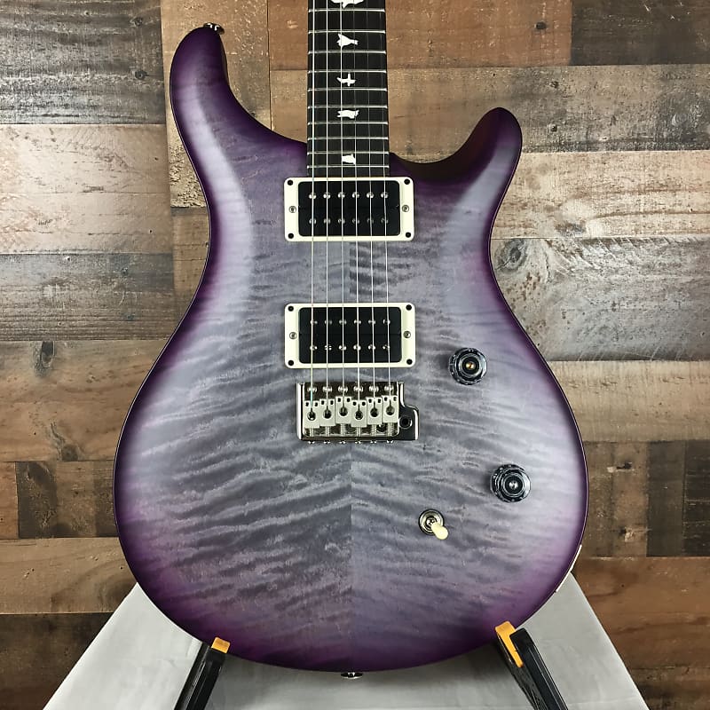 PRS CE 24 Electric Guitar, Satin Faded Gray Black Violet | Reverb