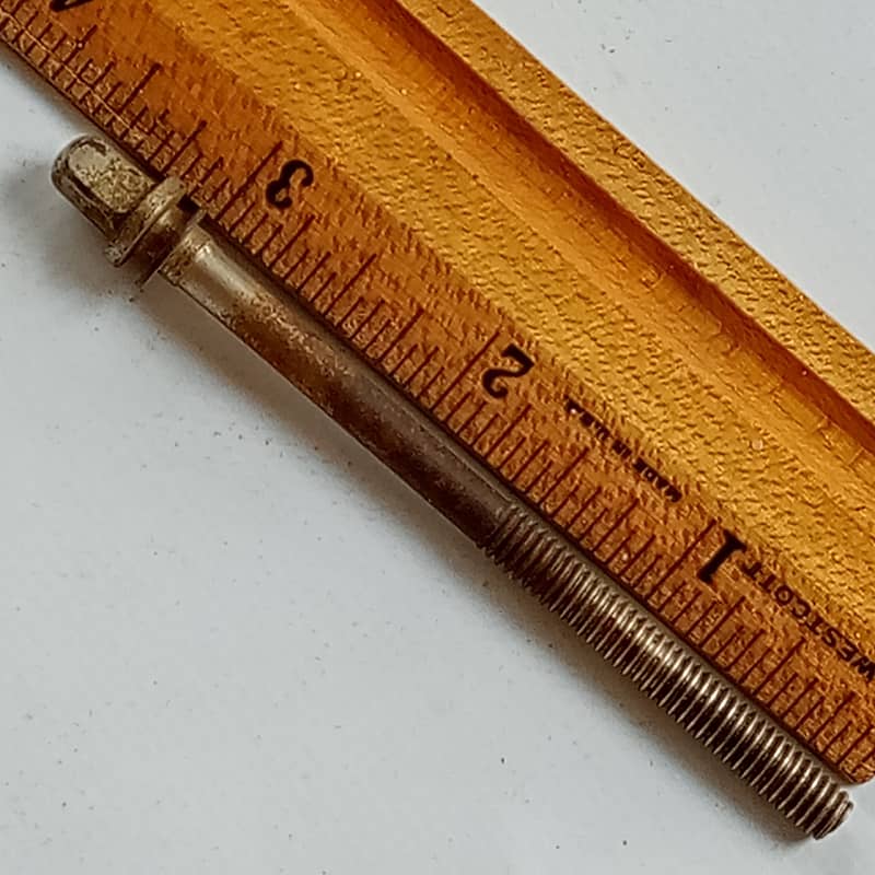 Leedy/Ludwig 1+3 1/8"T-Rod Snare/Tom Drum 12-24 Nickel | Reverb