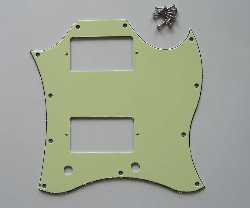 Mint Green Guitar SG Style Full Pickguard Scratch Plate | Reverb