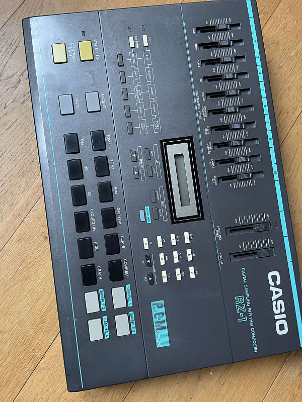 Casio RZ-1 - 8bit Sampling Drum Machine. 240v | Reverb