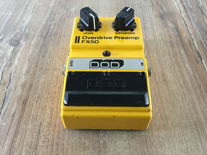 DOD Overdrive Preamp FX50 1980 Jaune | Reverb