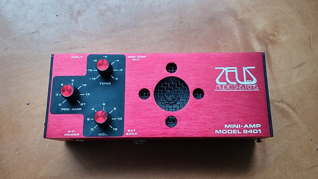 *RARE* Zeus Audio Systems Mini-Amp RANDY RHOADS! Model 8401 | Reverb