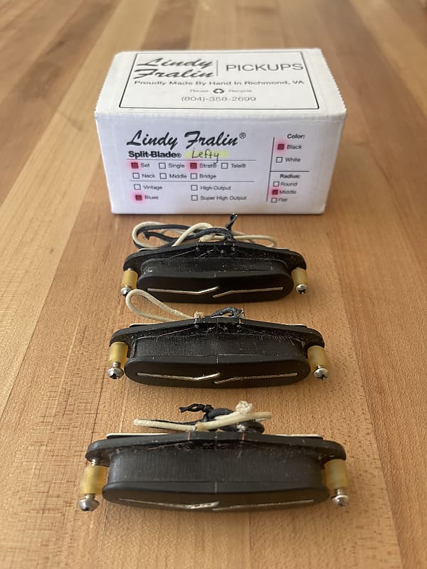 Lindy Fralin Split Blade Strat Pickups (Set of 3 Left-Handed) | Reverb