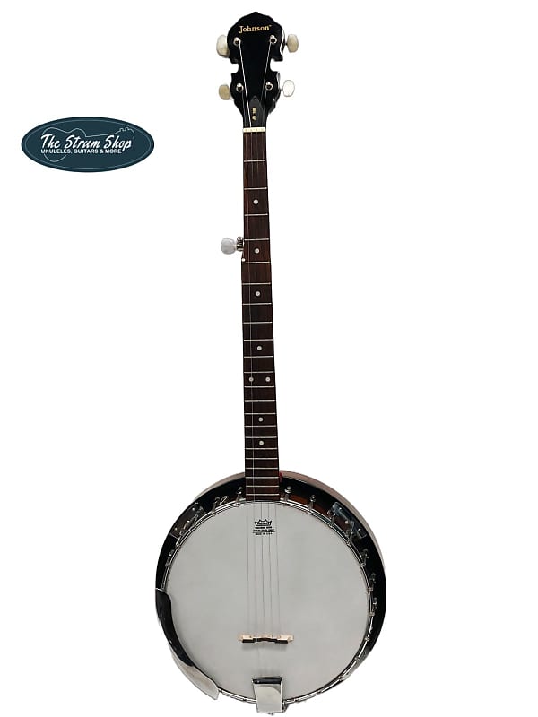 Preowned Johnson JB100 5-String Resonator Banjo w/ chip board | Reverb