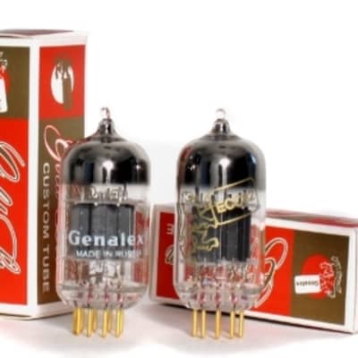 Genalex Gold Lion 12AU7 / ECC82 / B749 Gold Pins. Brand New | Reverb
