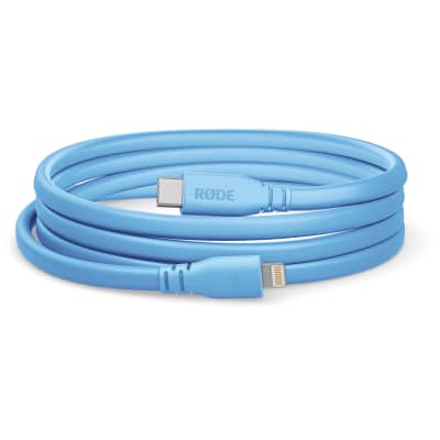 Rode SC19 1.5m USB-C to Lightning Accessory Cable, Blue | Reverb