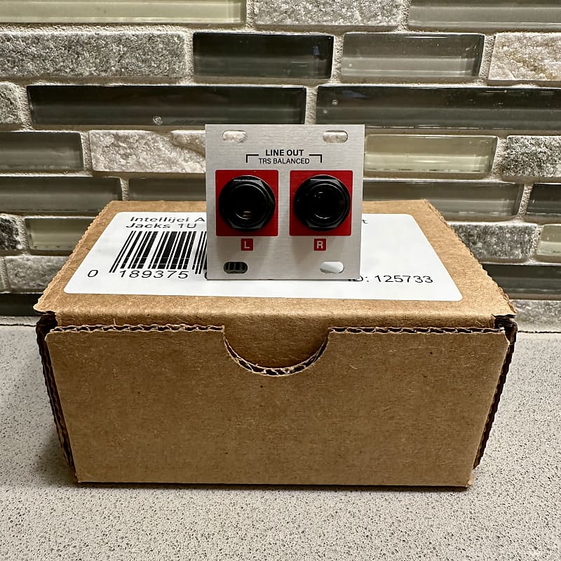 Intellijel Stereo Line Out Jacks 1U Eurorack Module | Reverb