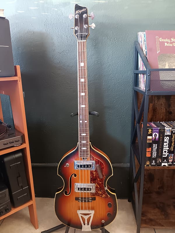 Kingston Violin/ Viola Bass 1970's - Burst | Reverb