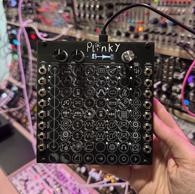 Plinky (Green PCB) - Upgraded Knobs (Thonk) | Reverb