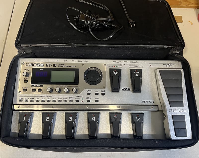 Boss GT-10 Guitar Effects Processor 2016 - Present - Black | Reverb