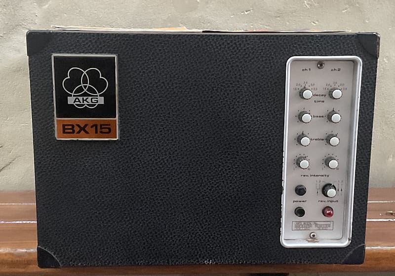 AKG BX15 Spring Reverb 70´s Black | Reverb