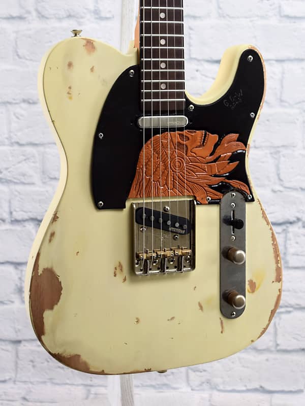 Vintage Icon Series V62 Telecaster - Distressed Blonde | Reverb