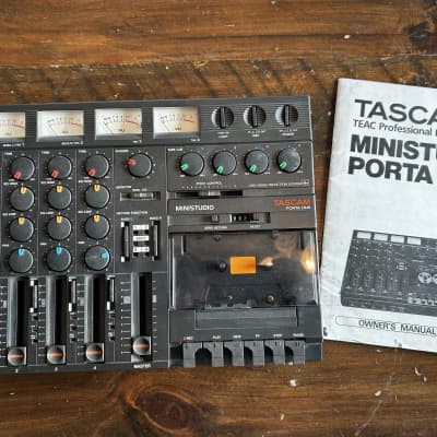 Tascam Porta 01 1980s Cassette 4-track recorder mixer | Reverb