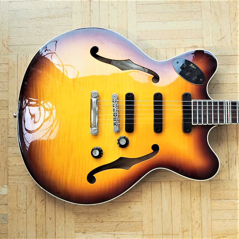 Höfner /Hofner Verythin HCT-VTH3-SB ~2015 thinline guitar - | Reverb